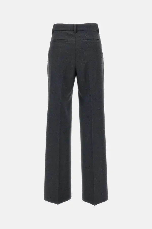 Barena Venezia Pantalone Coen In Flanella Di Lana Stretch - Grey