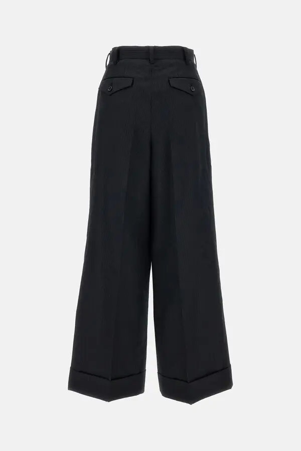 Junya Watanabe Pantaloni A Gamba Larga Gessati
