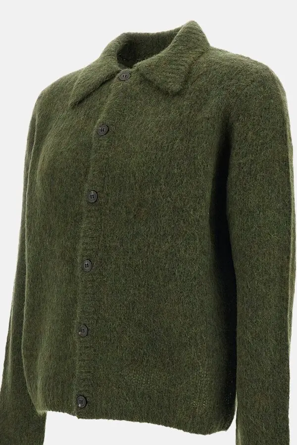 Dries Van Noten Cardigan Mora - Verde