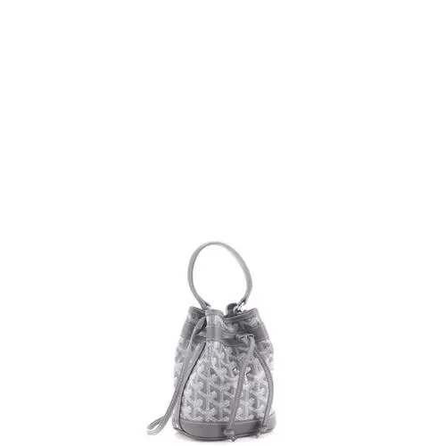 Goyard Petit Flot Bucket Bag Coated Canvas Mini