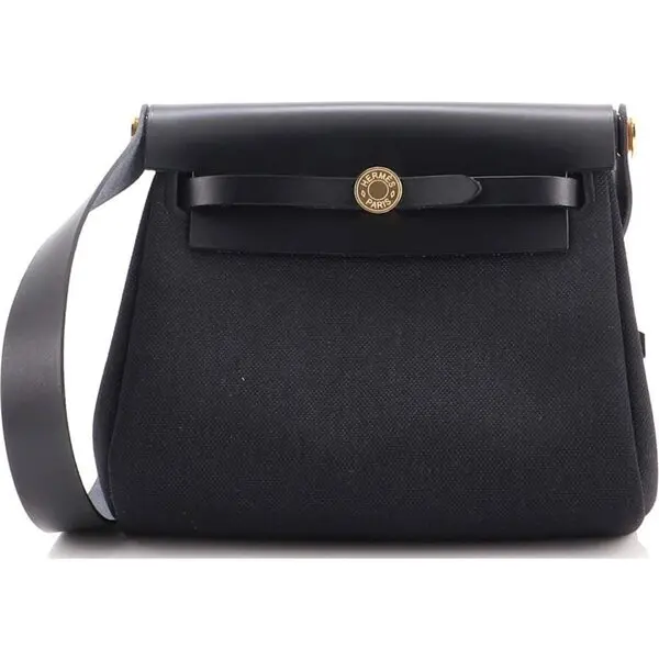 Hermès Herbag Zip Toile And Leather 20