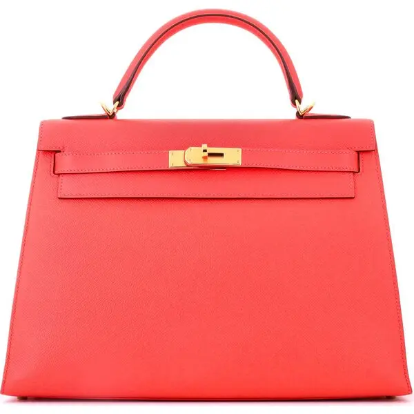 Hermès Kelly Handbag Epsom With Gold Hardware 32