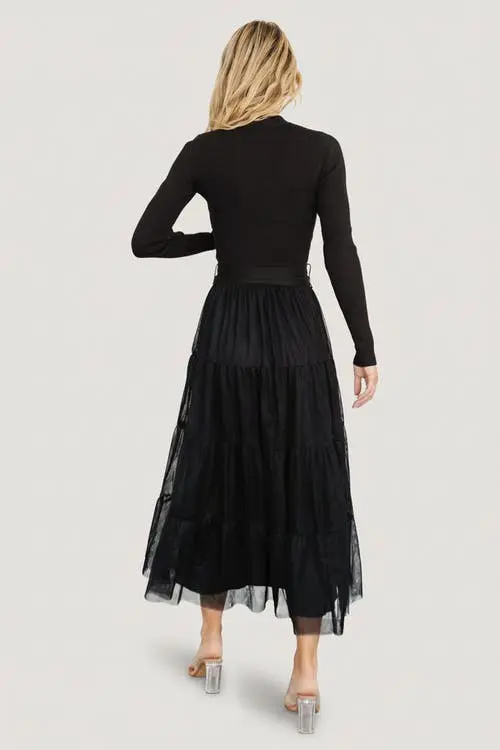 BALTIC BØRN Demi Sweater Tulle Dress