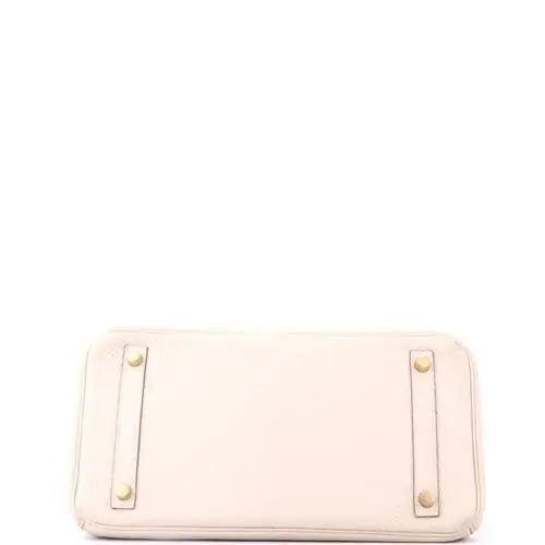 Hermès Birkin Handbag Light Clemence With Gold Hardware 30