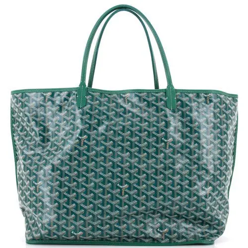 Goyard Anjou Reversible Tote Coated Canvas Gm - Green