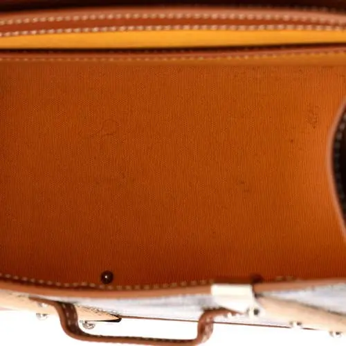 Goyard Structured Saigon Top Handle Bag Coated Canvas With Leather Mini
