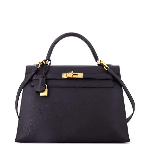 Hermès Kelly Handbag Epsom With Gold Hardware 32