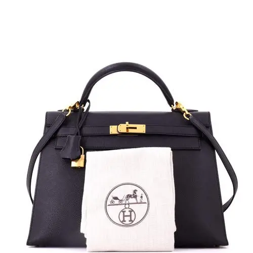 Hermès Kelly Handbag Epsom With Gold Hardware 32