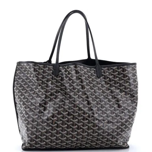 Goyard Anjou Reversible Tote Coated Canvas Gm - Black