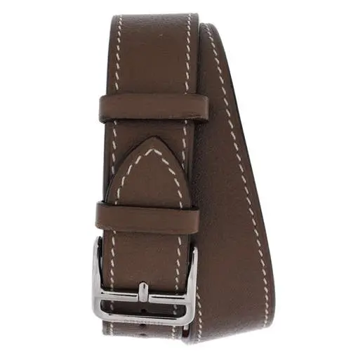 Hermès Cape Cod Double Tour Automatic Watch Stainless Steel And Leather 29