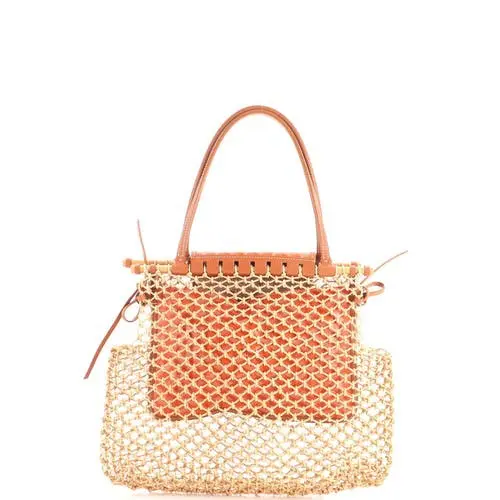 Goyard Aligre Bag Raffia Net With Coated Canvas