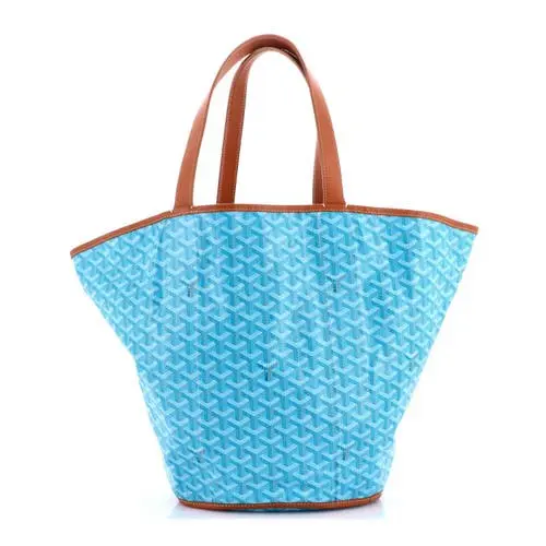 Goyard Belharra Reversible Tote Coated Canvas - Blue