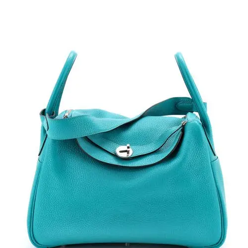 Hermès Lindy Bag Clemence 30 - Blue