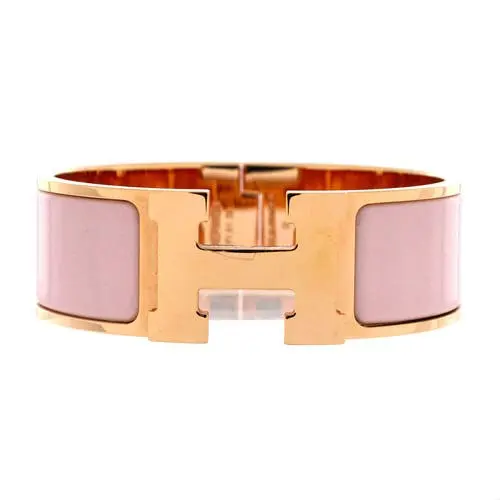 Hermès Clic Clac H Bracelet Metal And Enamel Wide
