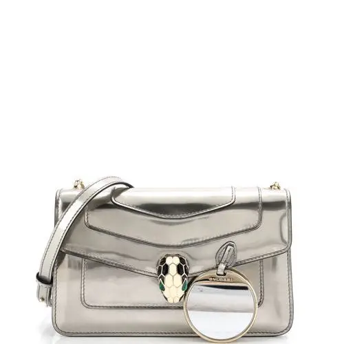 BVLGARI Serpenti Forever Shoulder Bag Patent Small