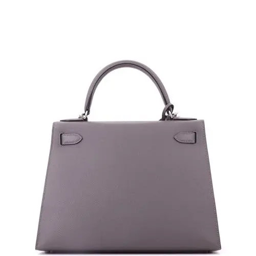 Hermès Kelly Handbag Epsom With Palladium Hardware 28