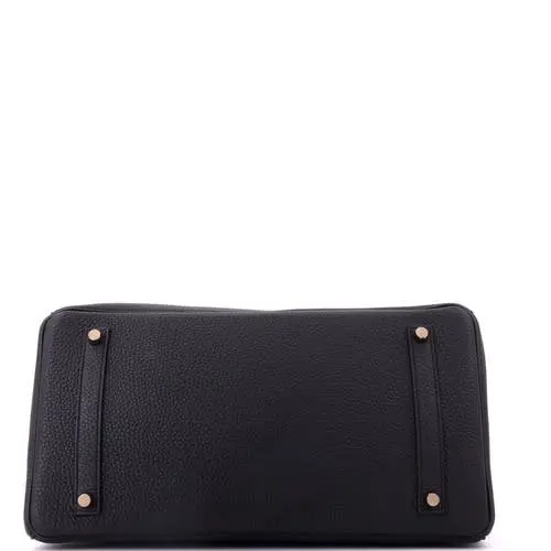 Hermès Birkin Handbag Togo With Rose Gold Hardware 35