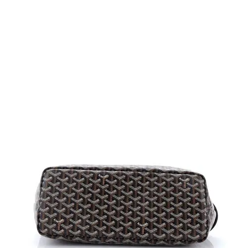 Goyard Chien Gris Pet Carrier Tote Coated Canvas