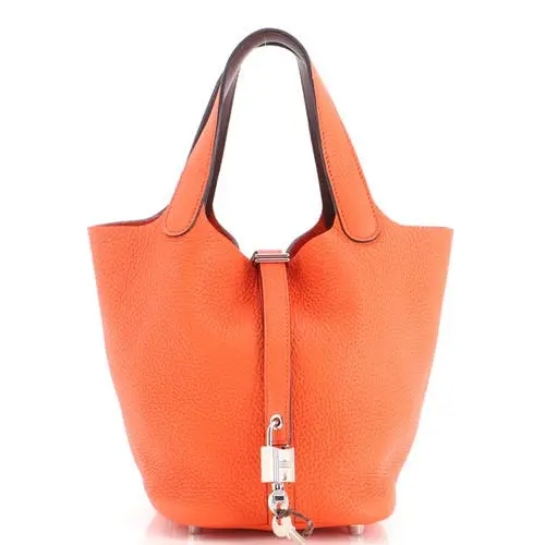 Hermès Eclat Picotin Lock Bag Clemence Pm