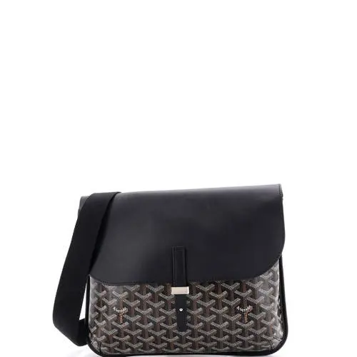 Goyard Coursier Messenger Bag Coated Canvas And Leather