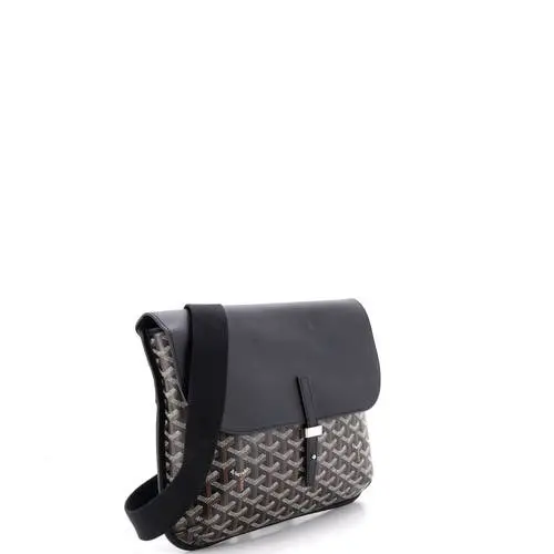 Goyard Coursier Messenger Bag Coated Canvas And Leather