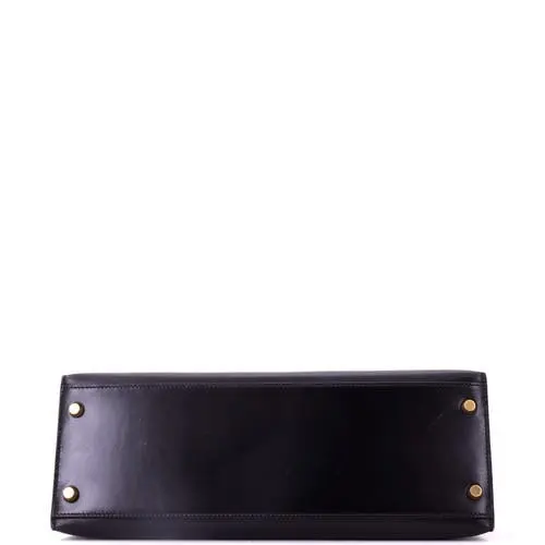 Hermès Kelly Handbag Box Calf With Gold Hardware 32 - Black