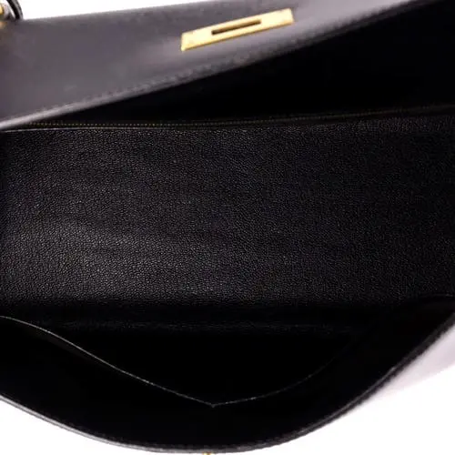Hermès Kelly Handbag Box Calf With Gold Hardware 32 - Black