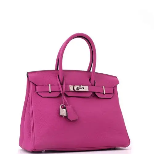 Hermès Birkin Handbag Togo With Palladium Hardware 30 - Pink
