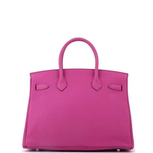 Hermès Birkin Handbag Togo With Palladium Hardware 30 - Pink