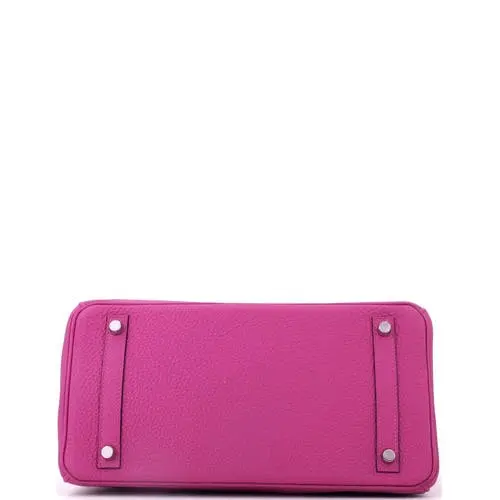 Hermès Birkin Handbag Togo With Palladium Hardware 30 - Pink