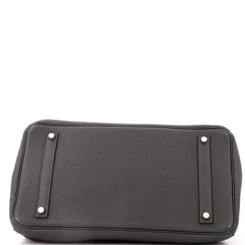 Hermès Birkin Handbag Green Togo With Palladium Hardware 35