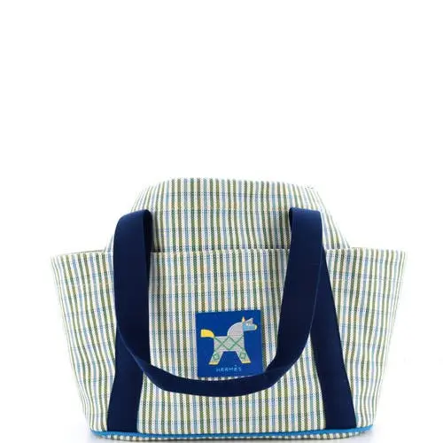 Hermès Animaux Nattes Nappy Tote Canvas