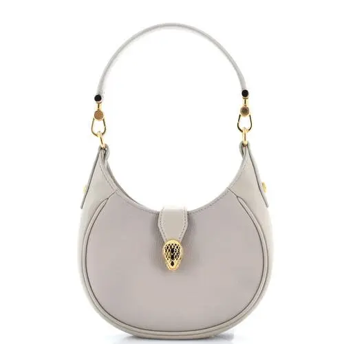 BVLGARI Serpenti Ellipse Crossbody Bag Leather Mini