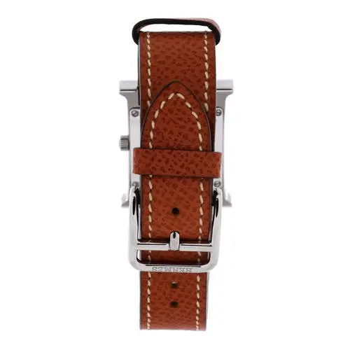 Hermès Heure H Quartz Watch Stainless Steel And Leather 21