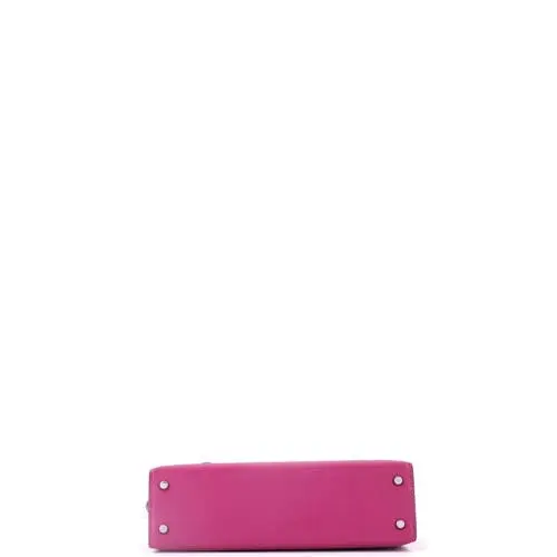 Hermès Kelly Mini Ii Bag Chevre Mysore With Palladium Hardware 20