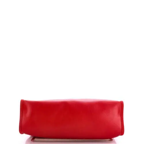 Hermès Herbag Zip Berline Vache Canvas And Leather 31