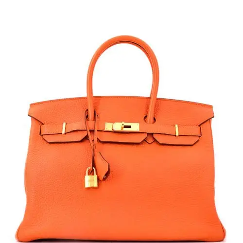 Hermès Birkin Handbag Togo With Gold Hardware 35