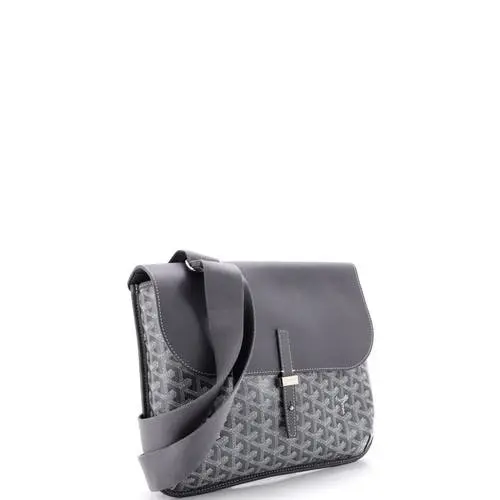 Goyard Coursier Messenger Bag Coated Canvas And Leather