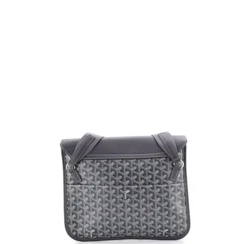 Goyard Coursier Messenger Bag Coated Canvas And Leather
