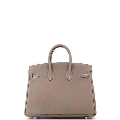 Hermès Birkin Handbag Togo With Palladium Hardware 25 - Grey