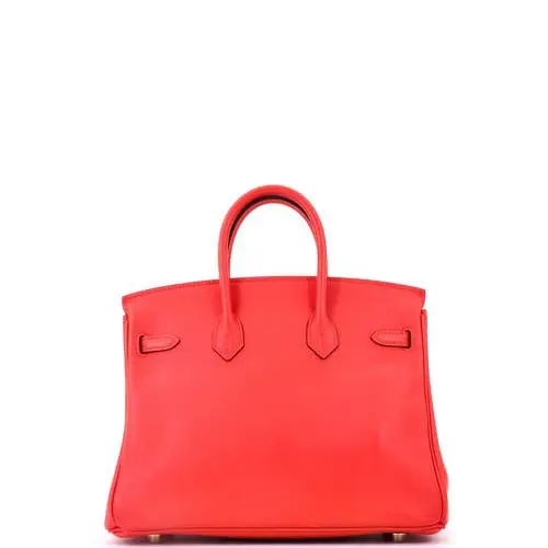 Hermès Birkin Handbag Swift With Gold Hardware 25