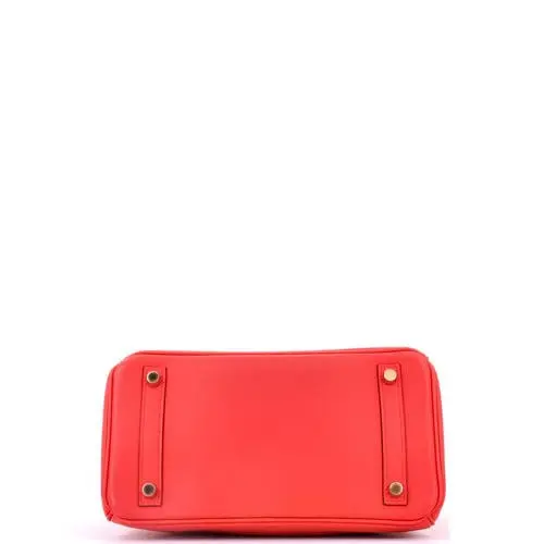 Hermès Birkin Handbag Swift With Gold Hardware 25