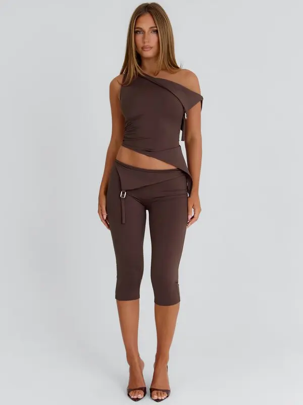 OUTCAST Juliett Top Chocolate - Brown