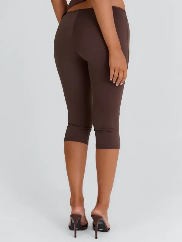 OUTCAST Juliett Capri Pants Chocolate - Brown