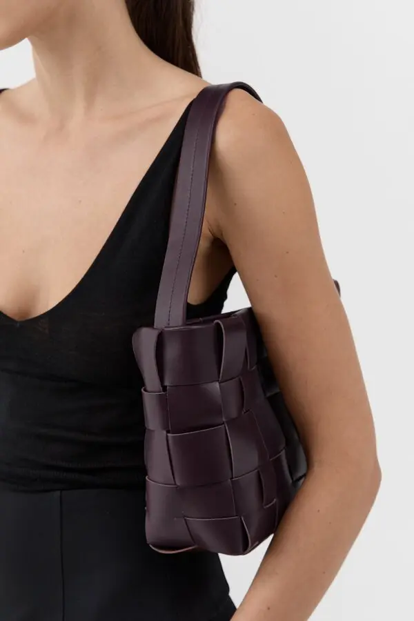 ST. AGNI Woven Mini Tote