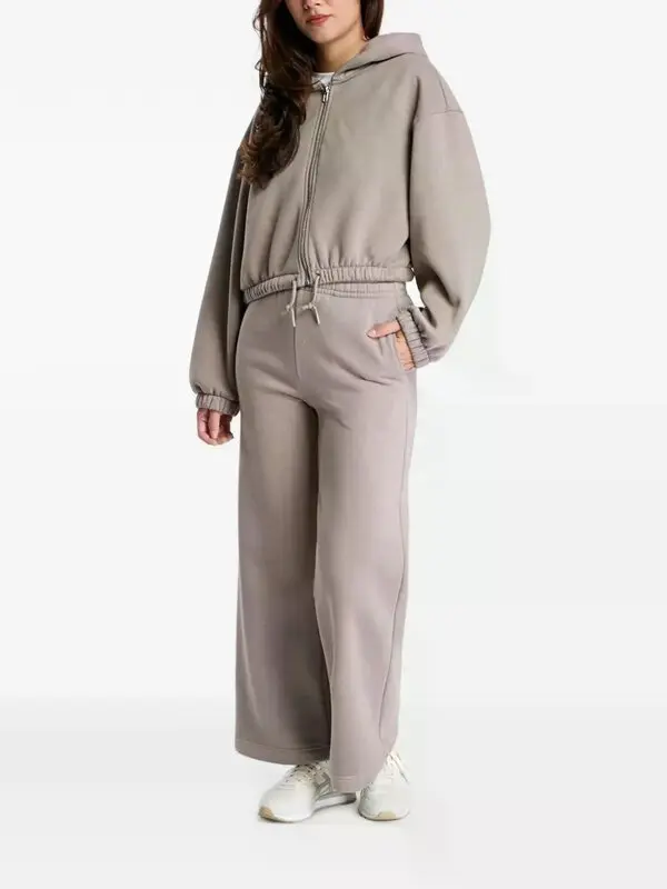 URBAN CLASSICS Cropped Drawstring-hem Hoodie