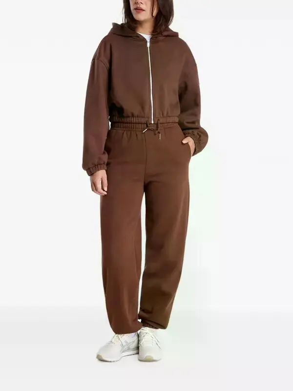 URBAN CLASSICS Cropped Zip-up Hoodie
