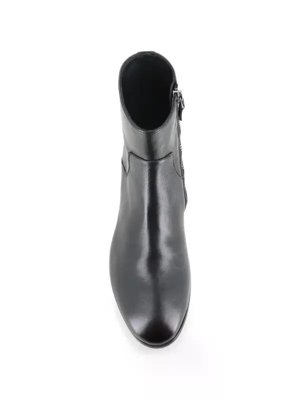 ALEXANDER HOTTO Leather Ankle Boots