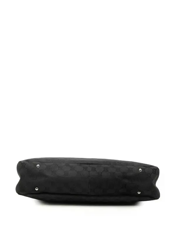 Gucci 2000-2015 Gg Canvas Shoulder Bag - Black