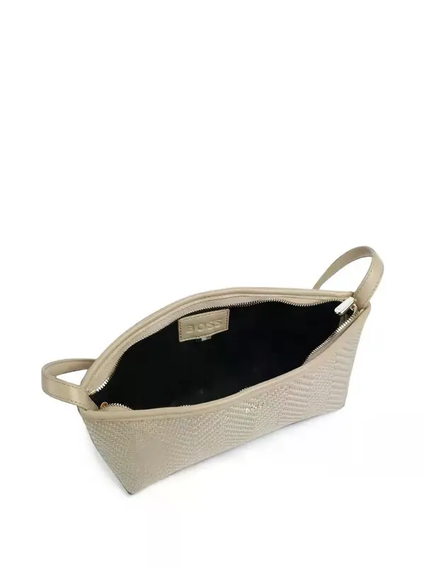 BOSS Sandy Woven Shoulder Bag - Neutrals